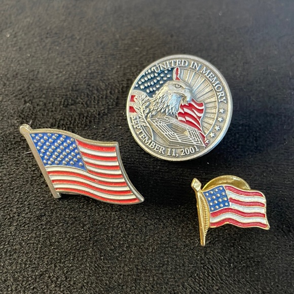 Jewelry | 3pc Set Of Patriotic Pins | Poshmark